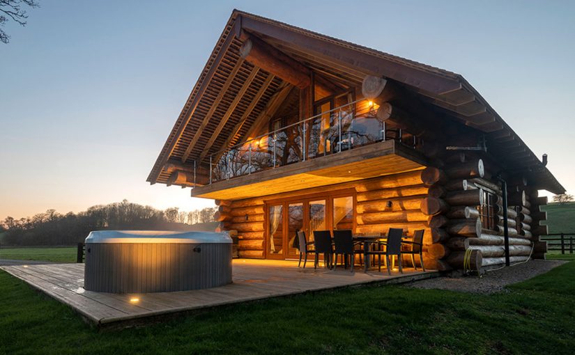 Self Catering Riverside Log Cabins with Hot Tubs | Hidden River Cabins