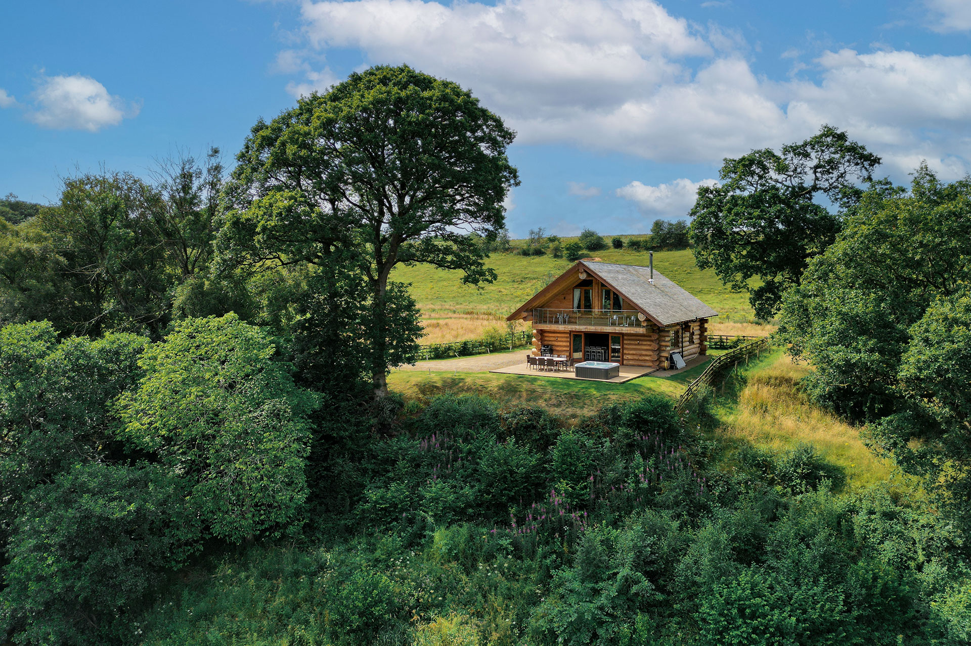 Log Cabins with Hot Tubs in Cumbria | Hidden River Cabins