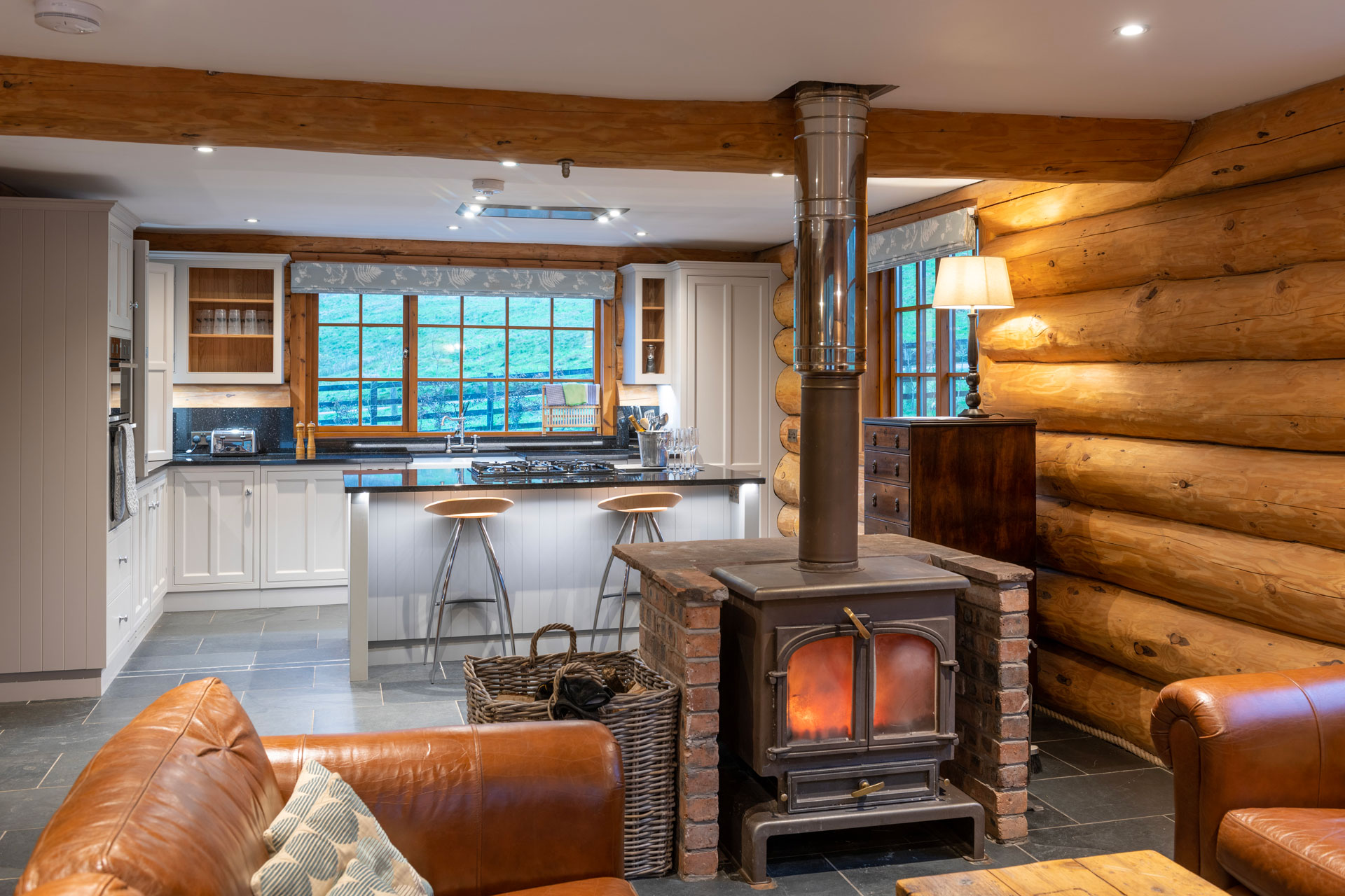 Log Cabins with Hot Tubs in Cumbria | Hidden River Cabins